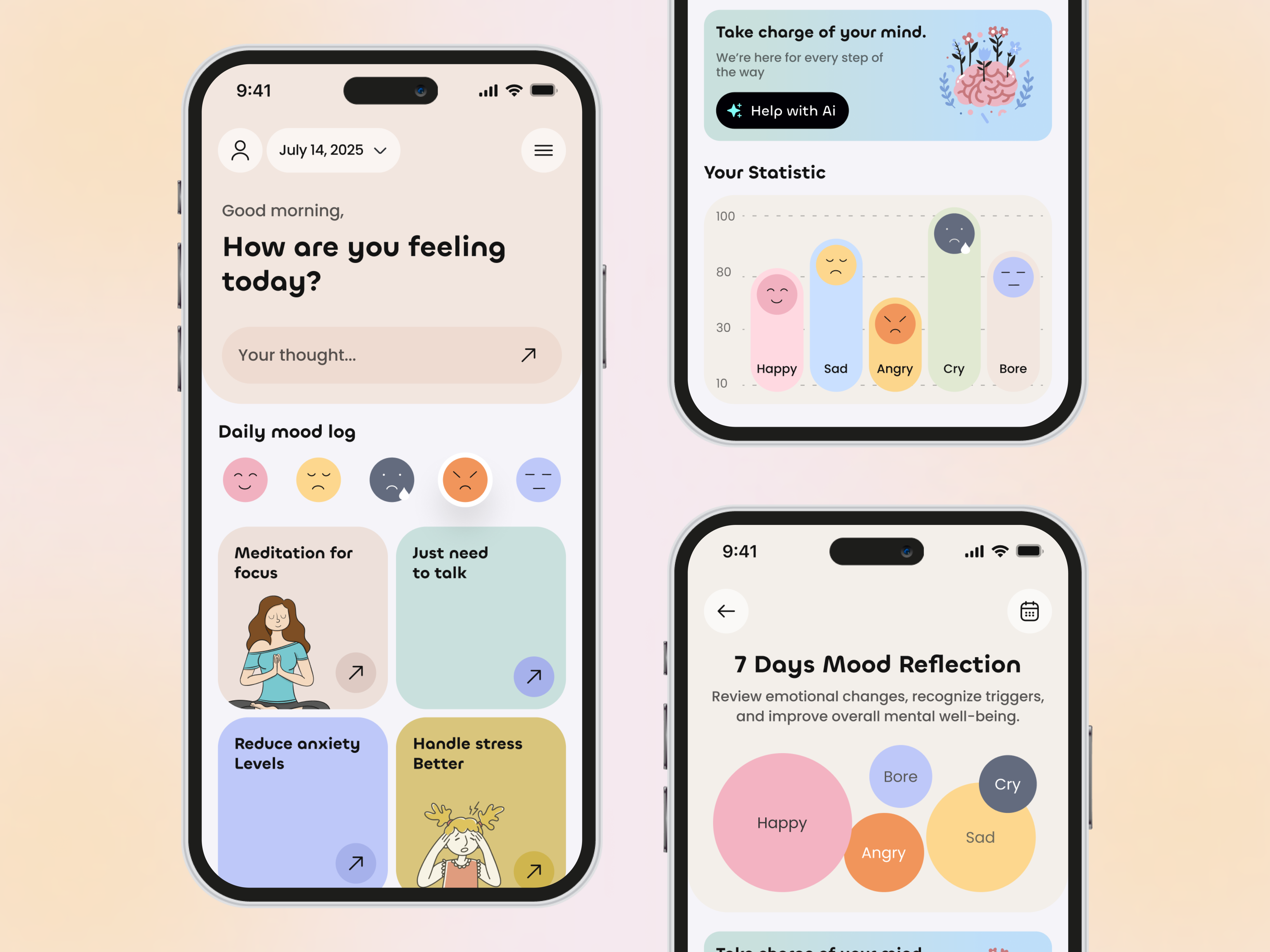 MindEase AI – Smart Mood Tracking & Guided Wellness by Jobayer Mahbub ...