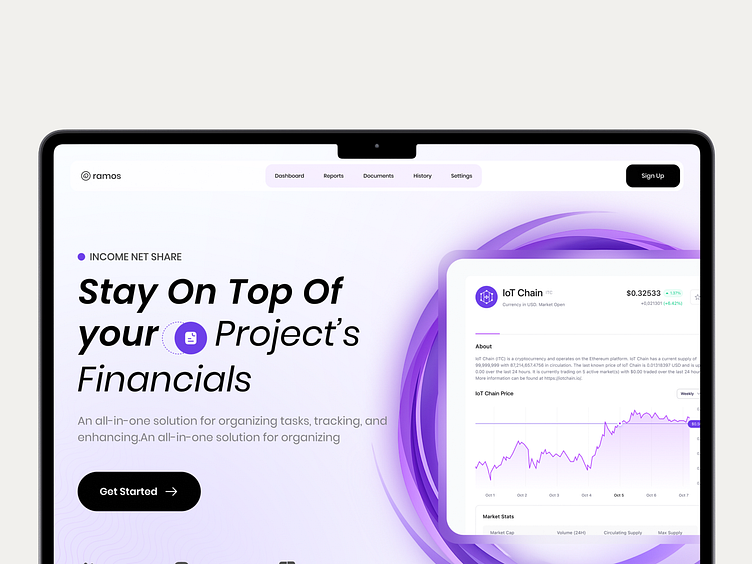 crypto currency web ui design by Roohi Koohi on Dribbble
