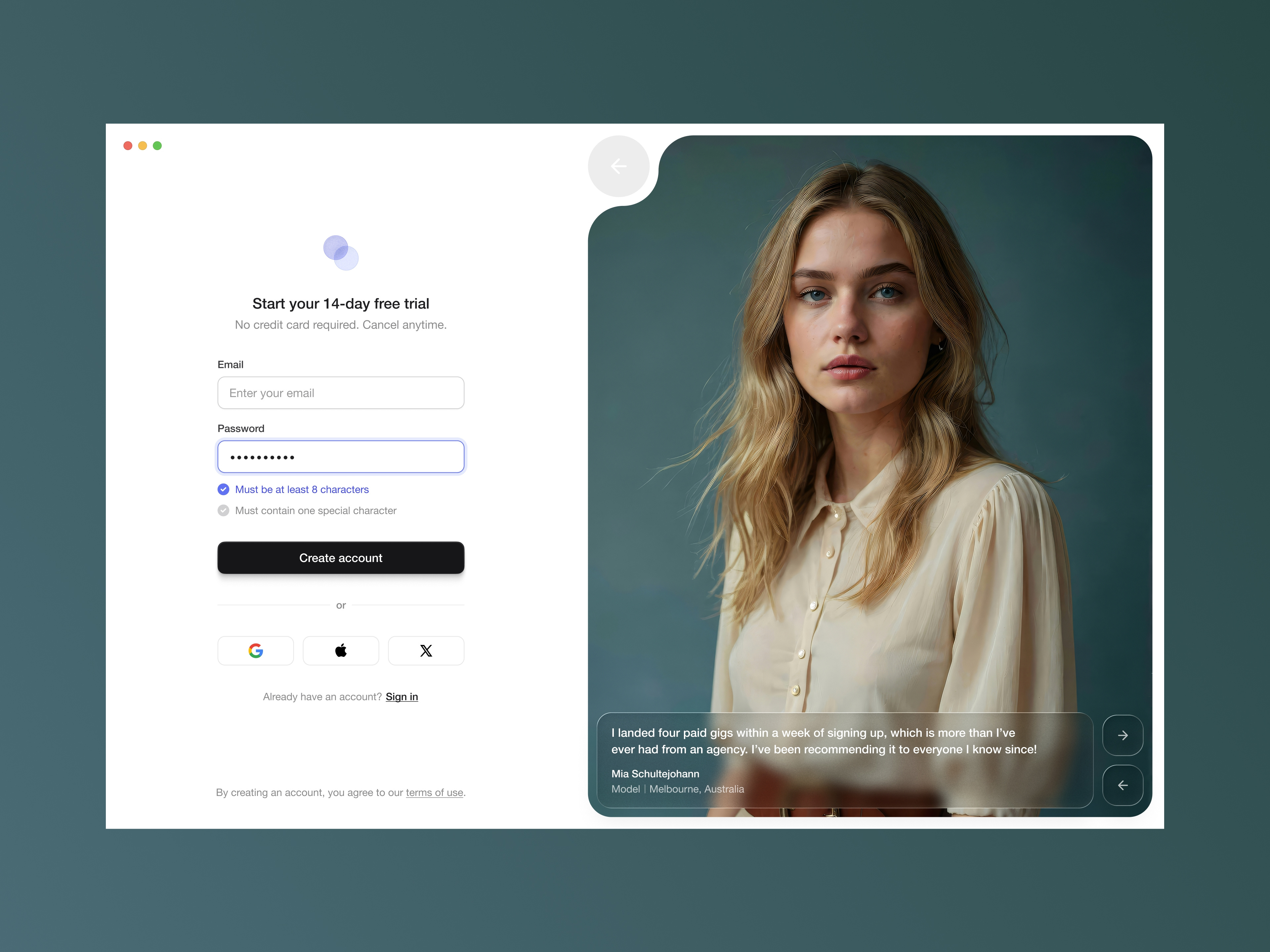 Sign up page — Untitled UI by Jordan Hughes® on Dribbble