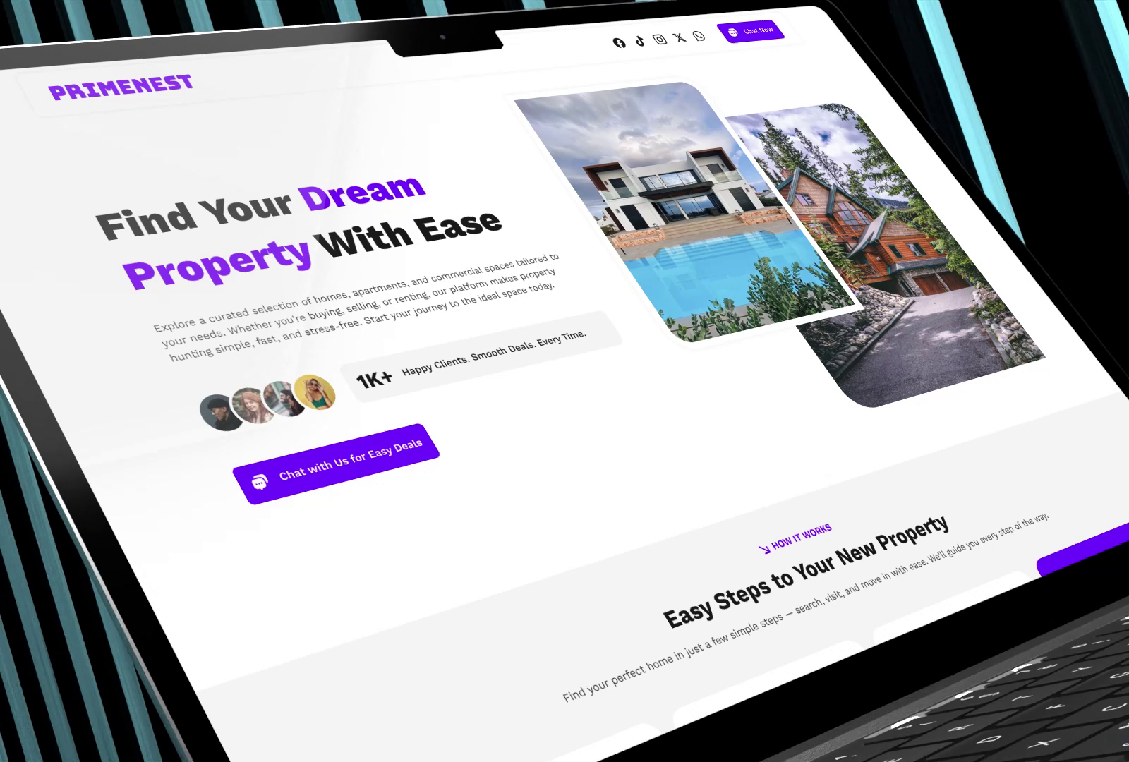 Primenest – Property Deal Website UI by Shailesh Shahi on Dribbble