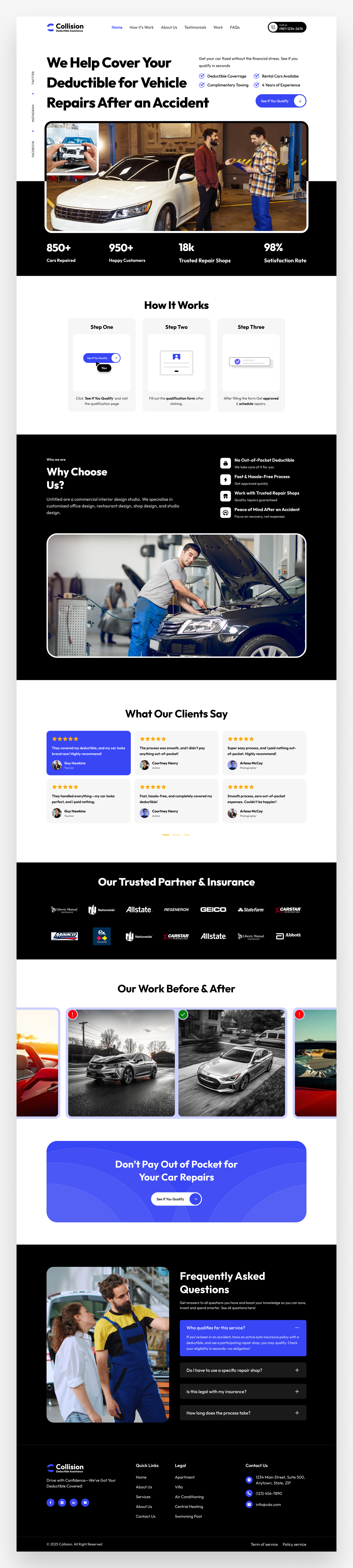 Collision Landing Page Design by Talha Shani on Dribbble