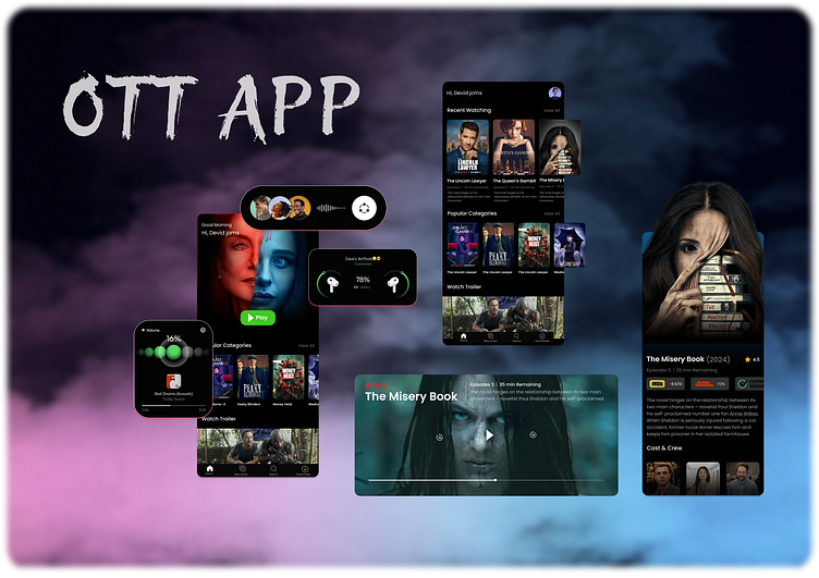 OTT APP by Codes Clue on Dribbble