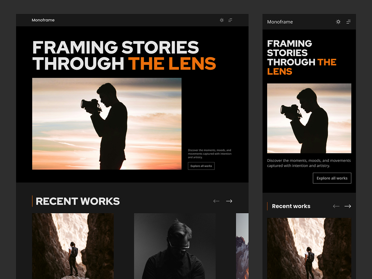 Monoframe - Work in Progress by Mohammad Ali on Dribbble
