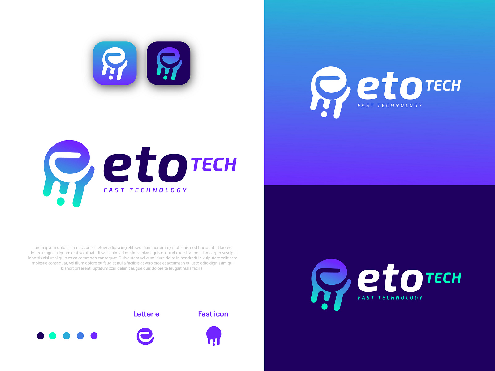 eto tech logo concept (Technology logo) by Sazzad Hossain onu on Dribbble