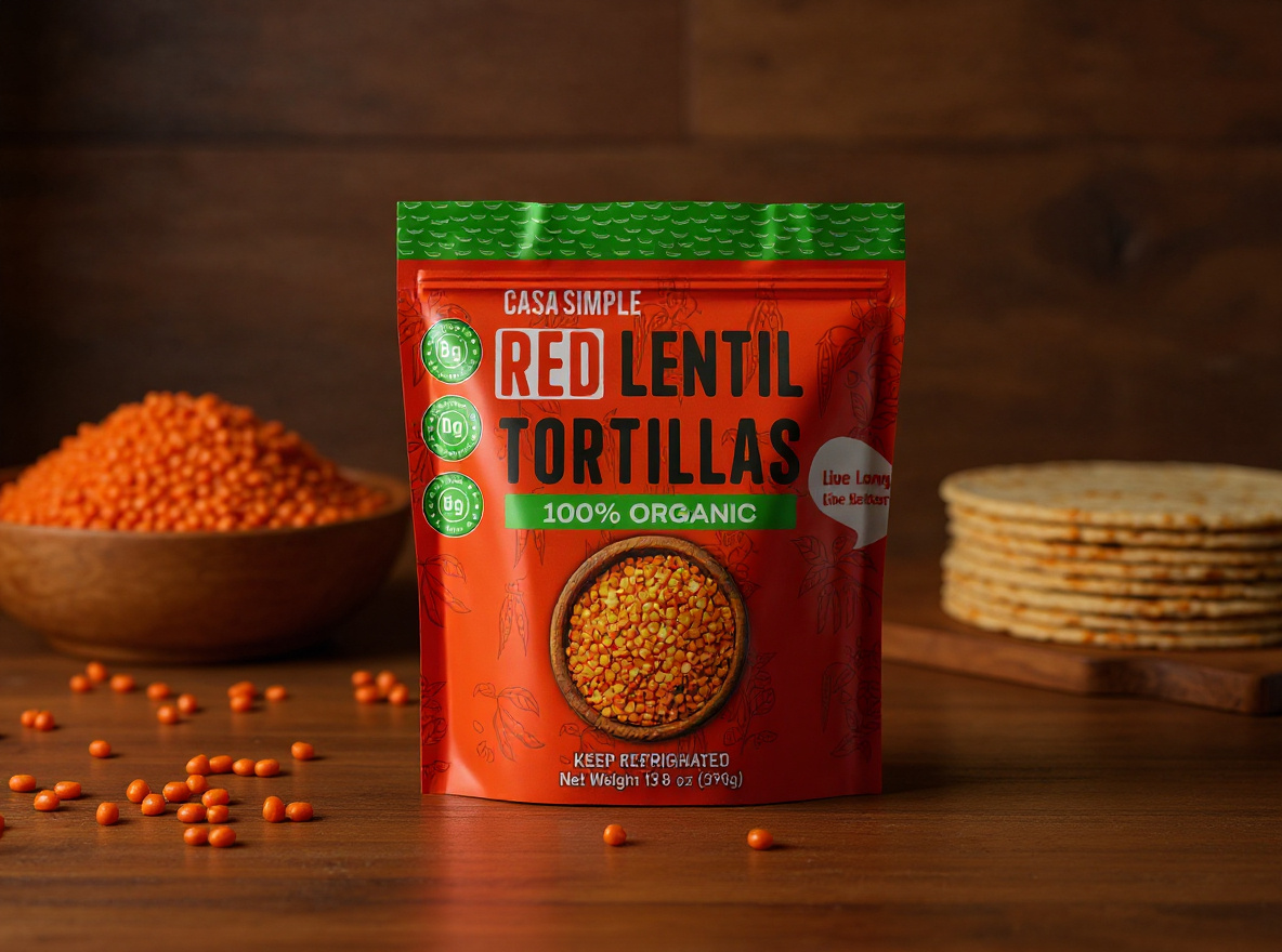 RED LENTIL TORTILLA PACKAGING DESIGN by Imon Hossen on Dribbble