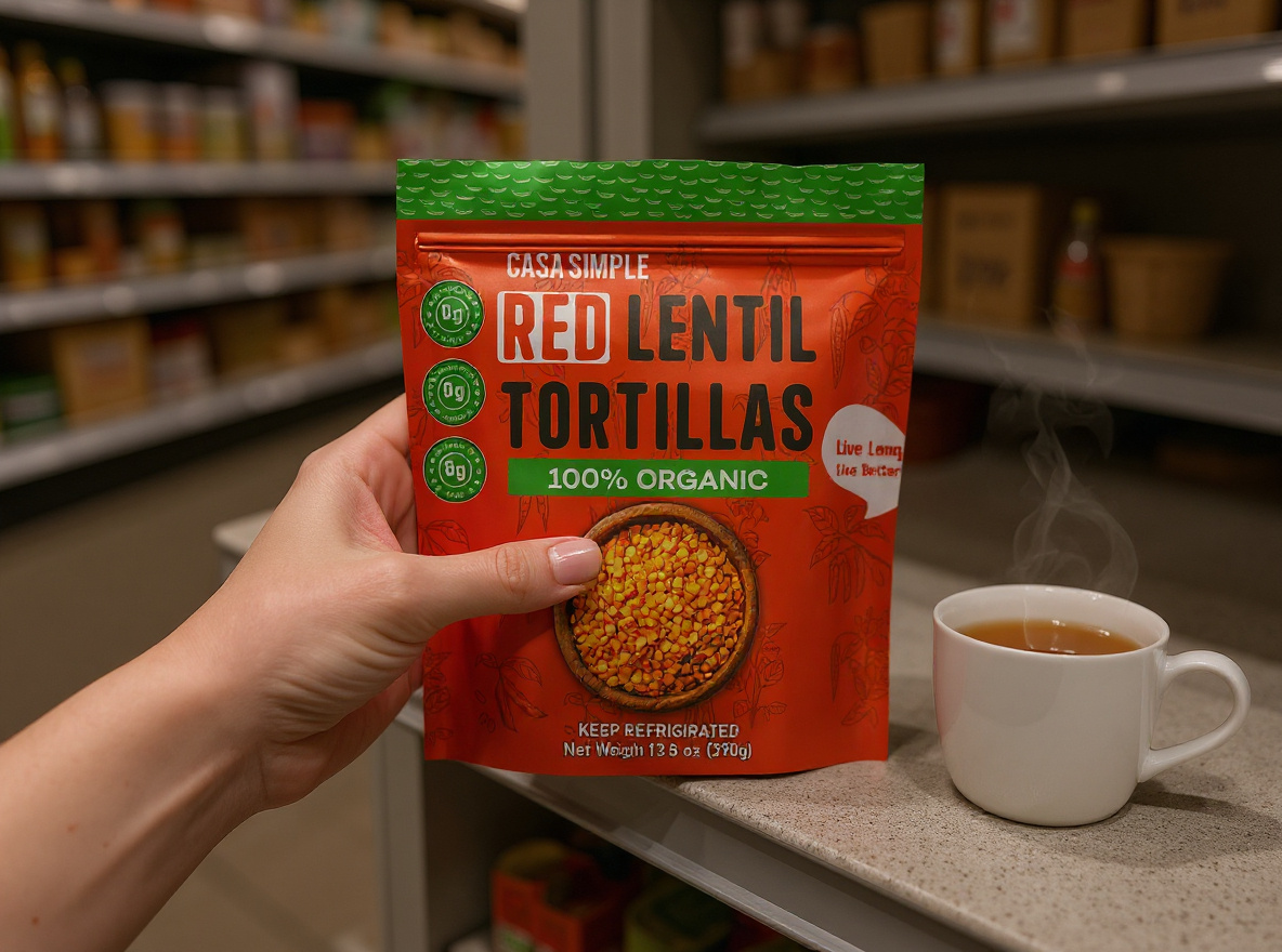 RED LENTIL TORTILLA PACKAGING DESIGN by Imon Hossen on Dribbble