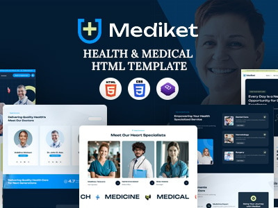 Mediket - Medical, Hospital and Health HTML Template by Abu Taleb ...