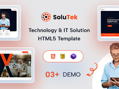 Solutek - Technology & IT Solution HTML5 Template by Abu Taleb (Front-end Developer WordPress ...