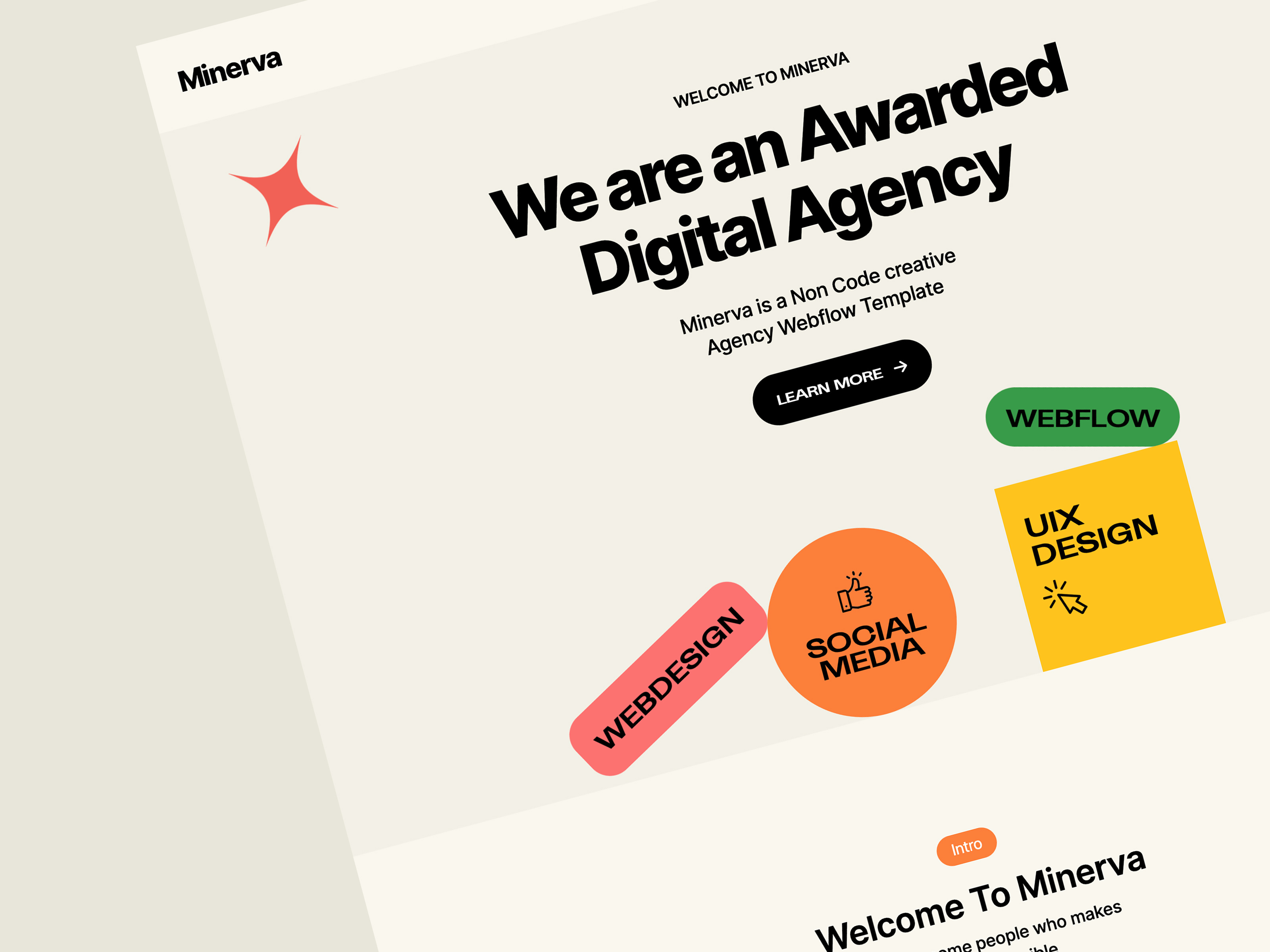 Minerva - Agency Website Template by Pablo Ramos on Dribbble