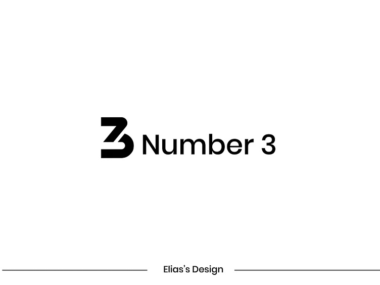 Number 3 Logo or 73 Md Elias/ Graphic Designer by md rafi on Dribbble