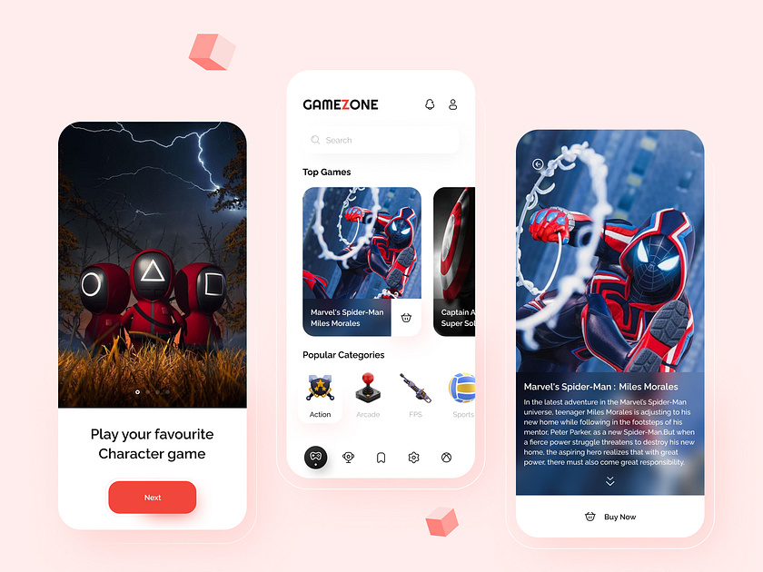 Browse thousands of Game App images for design inspiration | Dribbble