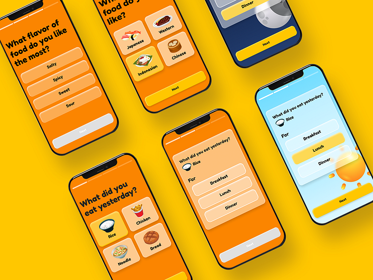 Food App - Onboarding by Aditya Perdana for CodersHive.io on Dribbble