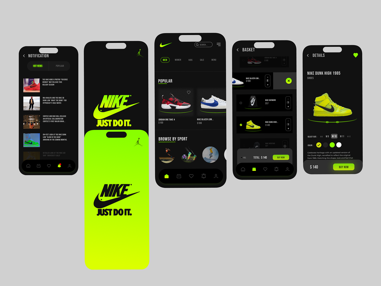 NIKE APP (UX/UI Design) by ETIRAM on Dribbble
