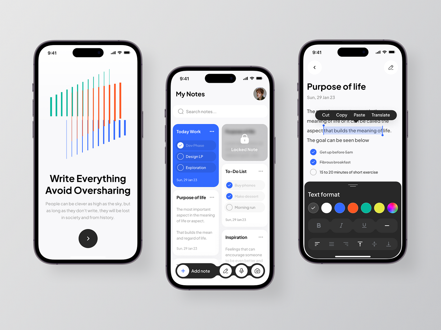 Sinote - Note Mobile App by Fandhitya Giovani for Odama on Dribbble