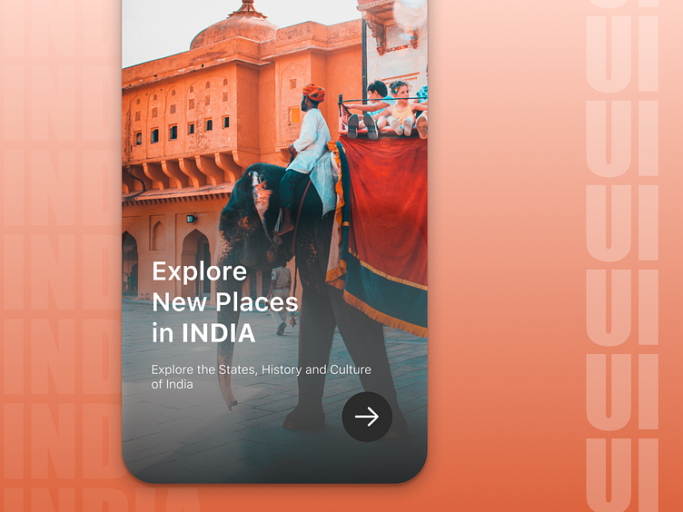 Exploring India | App UI Design by Theophorus Samuel on Dribbble