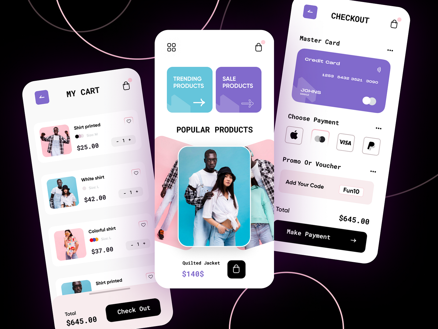 E-commerce - Mobile app by Anastasia Golovko on Dribbble