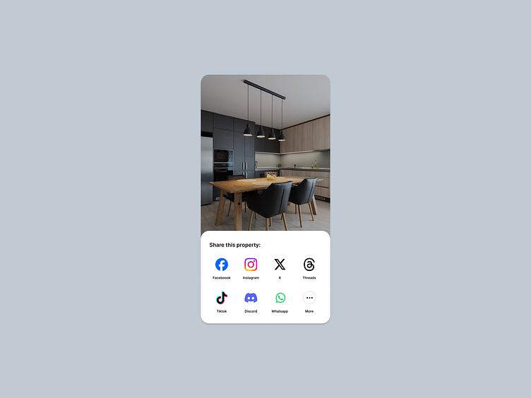 Social Share / Mobile UI by Impexel Studio on Dribbble