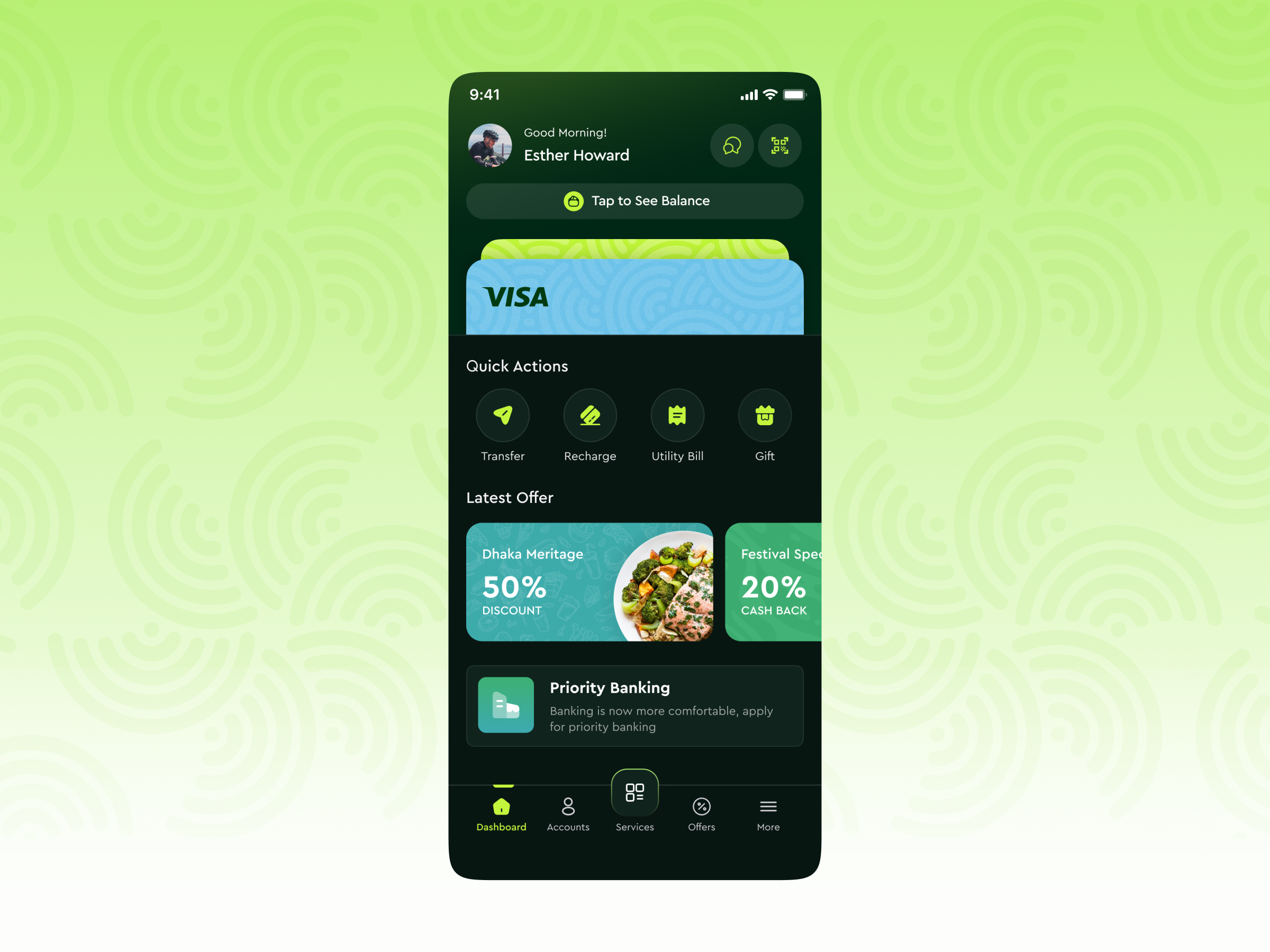 Banking App UI by Atiqur Rahaman 🚀 for Design Monks LLC on Dribbble