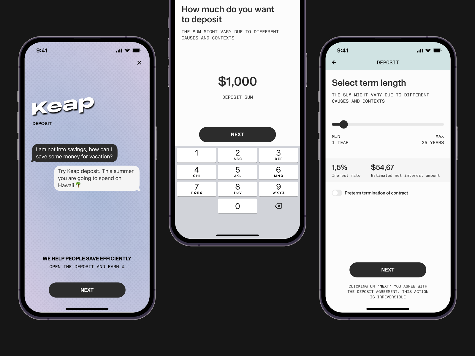 Keap - Mobile app banking for long-term wealth building by Phenomenon ...
