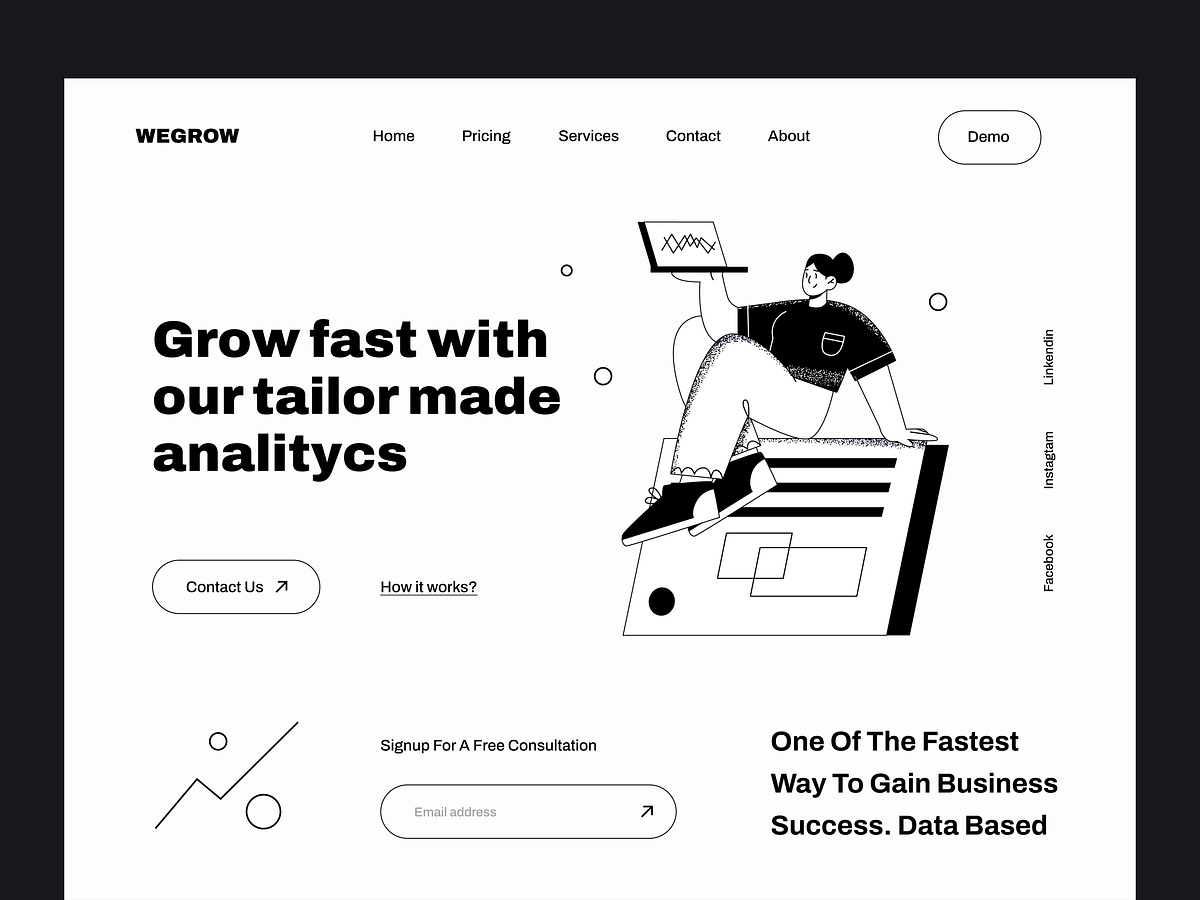 Monochrome Website designs, themes, templates and downloadable graphic ...