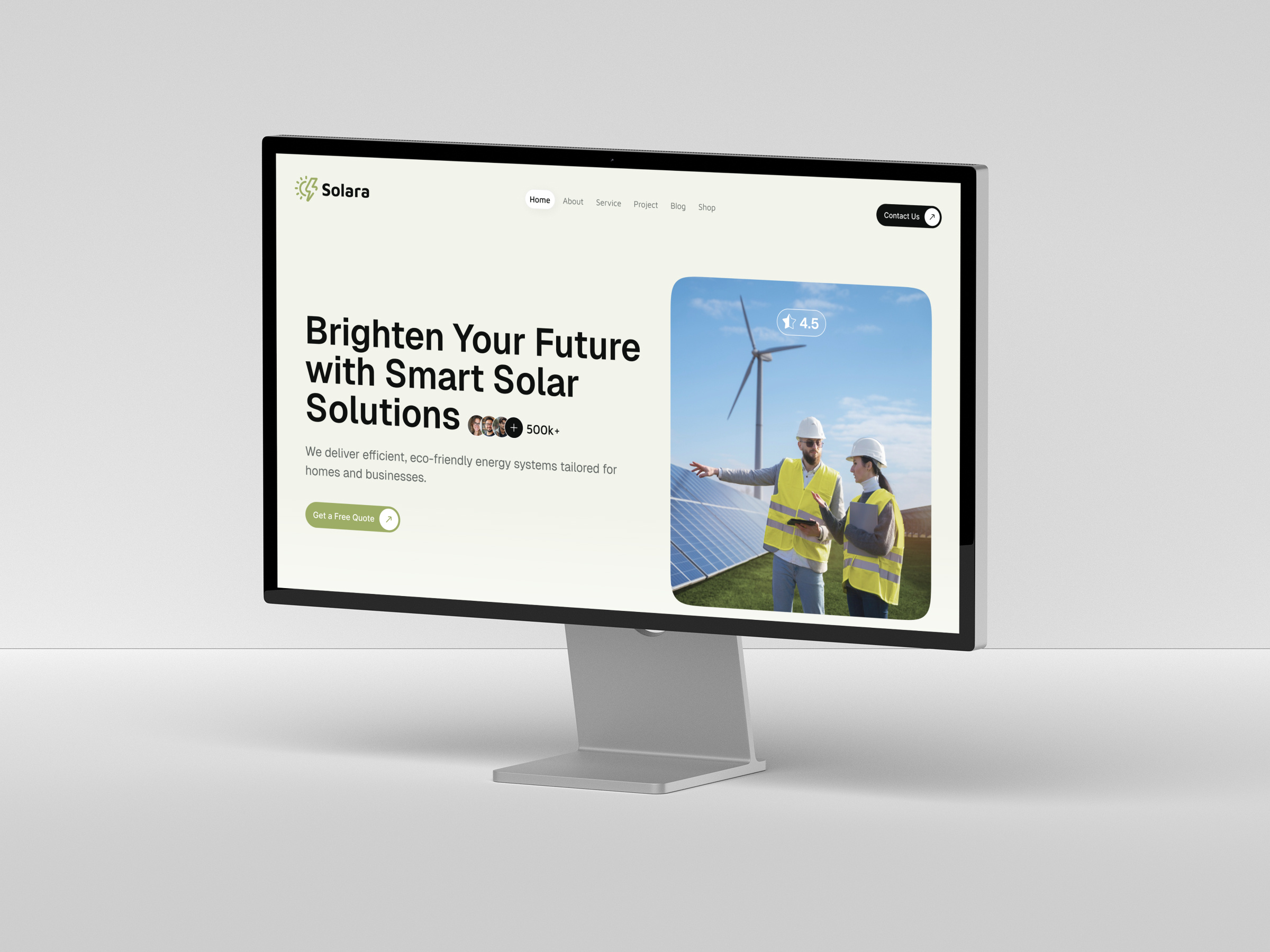 Solara – Website Hero Section by Jidan ☾ on Dribbble