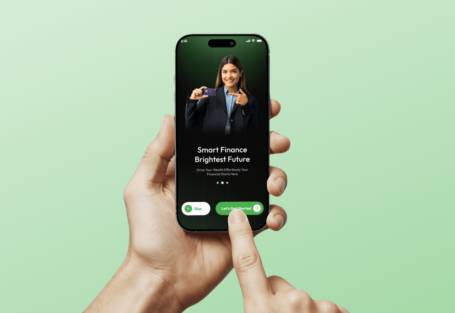 Smart Finance App – Modern Dark UI Design by Kazi Esrat Jahan on Dribbble