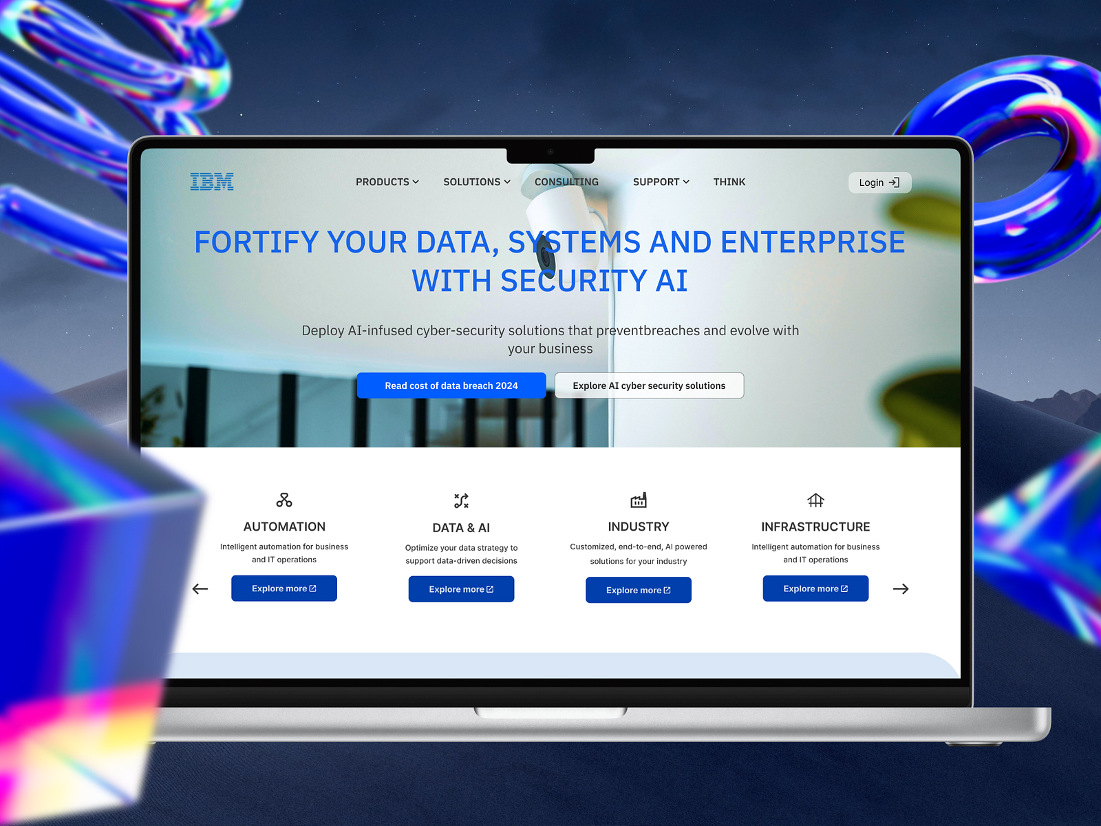 IBM WEBSITE REDESIGN by Ajinas on Dribbble