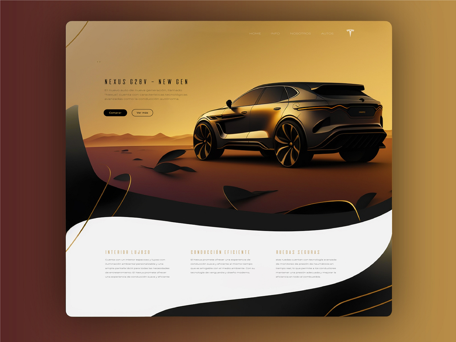 Web Design - Tesla Concept by Brian Sarmiento on Dribbble