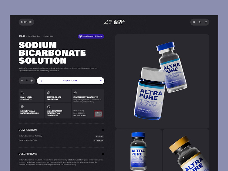 Altra Pure Product Page Design by Abron Studio on Dribbble
