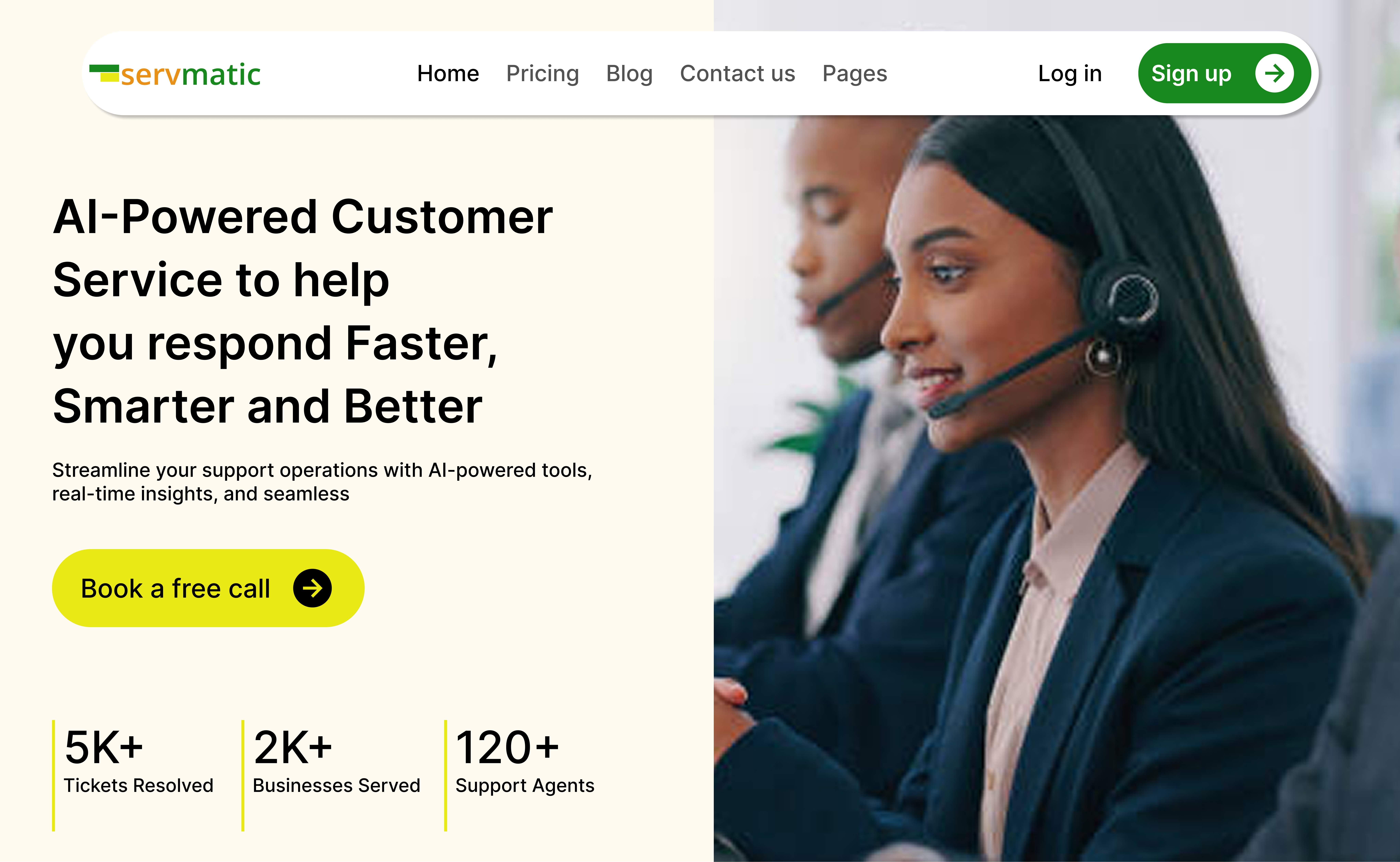 Servmatic - AI-Powered Customer Service Platform Website by Tolulope ...