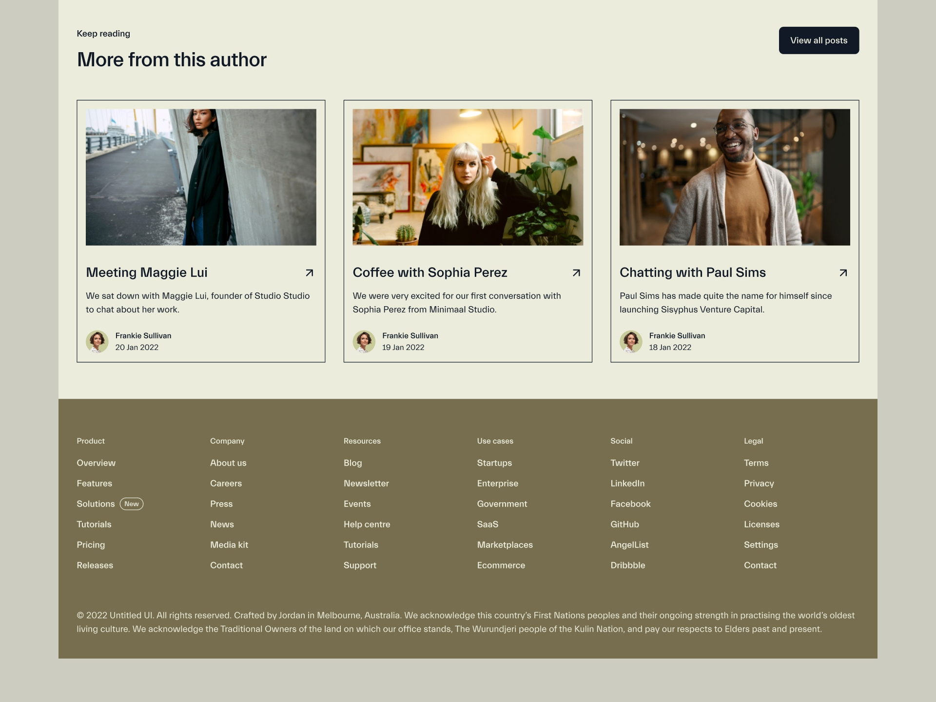 Blog post — Untitled UI by Jordan Hughes® on Dribbble