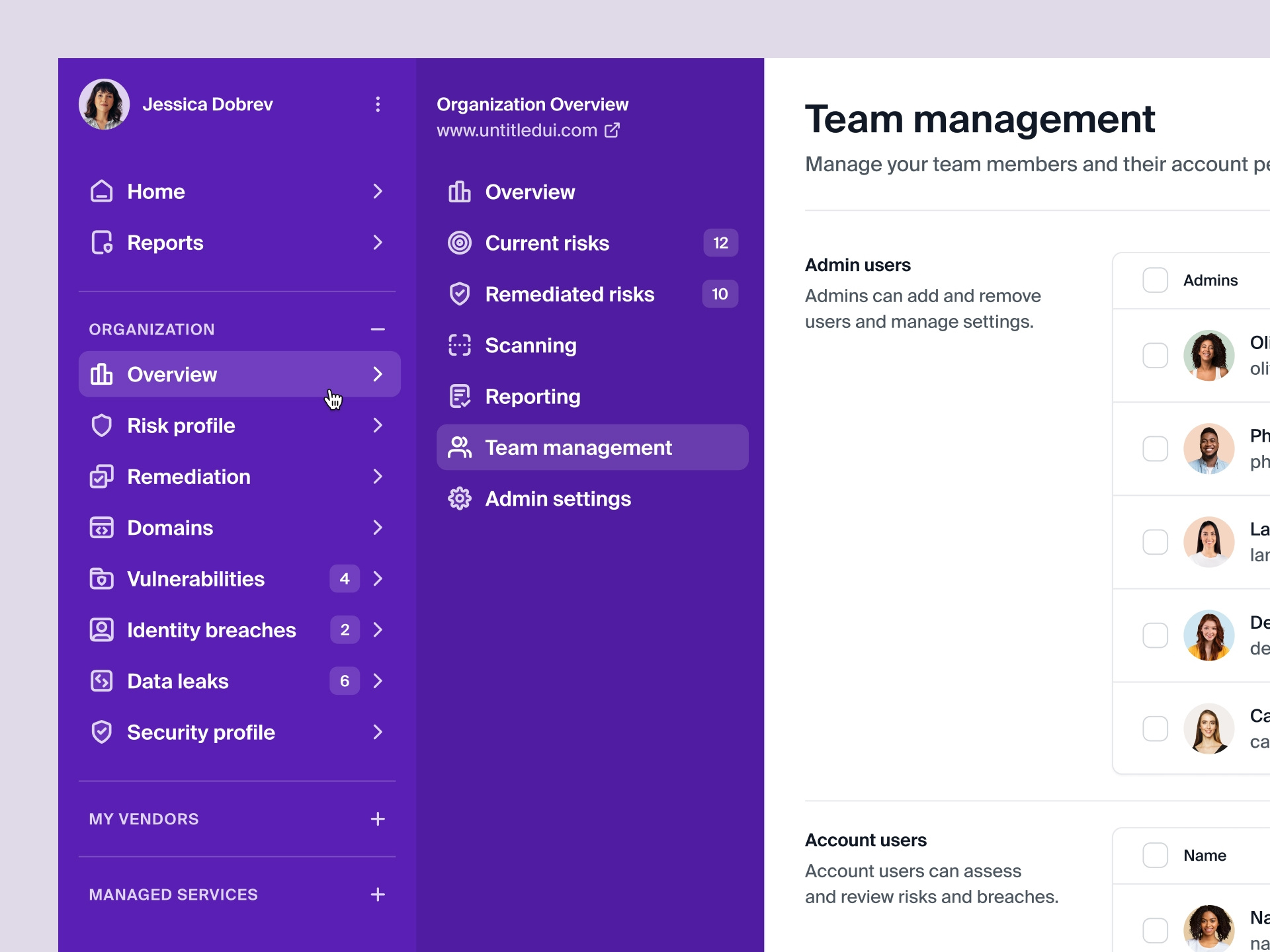 Dual-tier sidebar navigation — Untitled UI by Jordan Hughes® on Dribbble