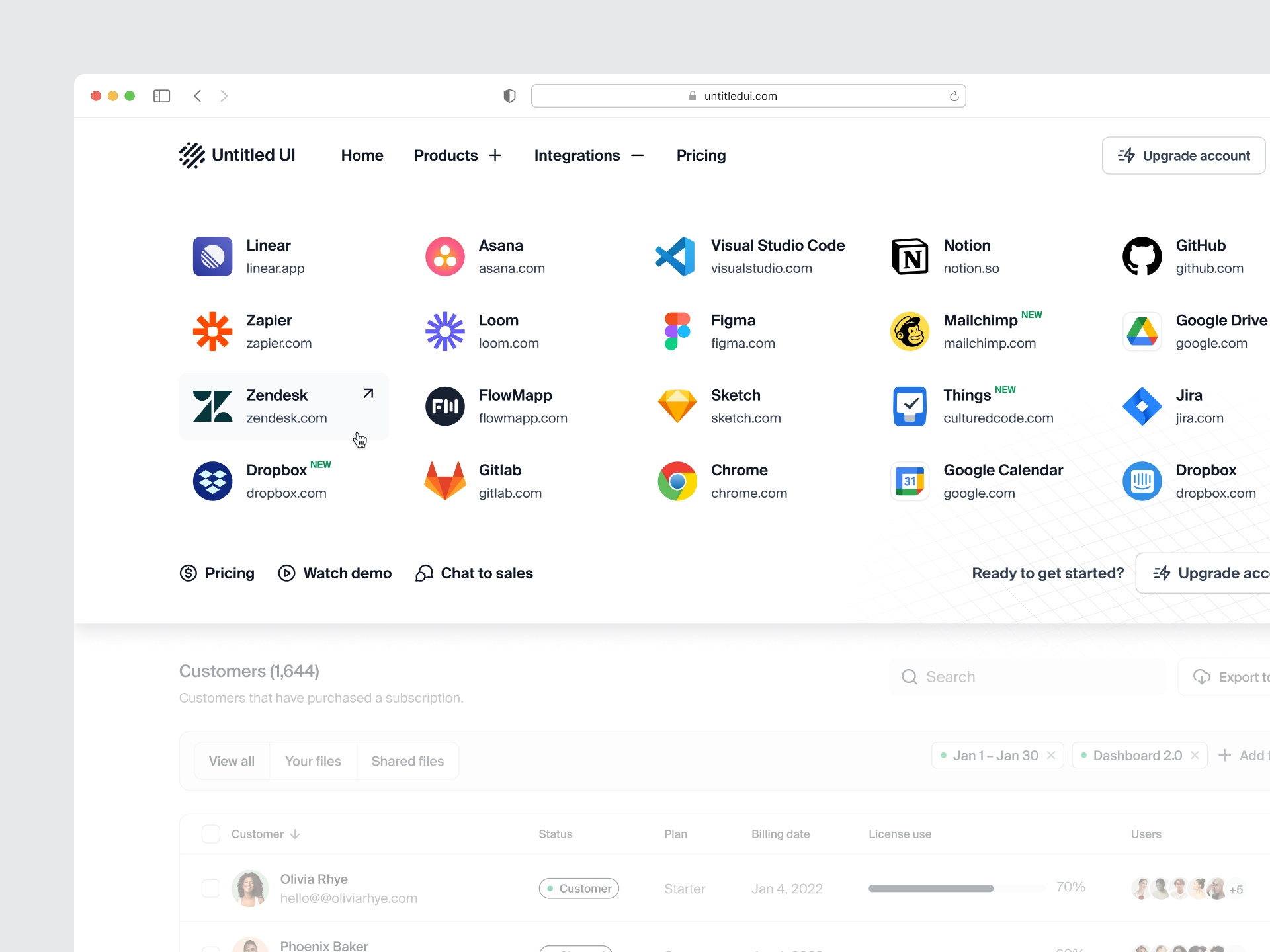 Header navigation — Untitled UI by Jordan Hughes® on Dribbble