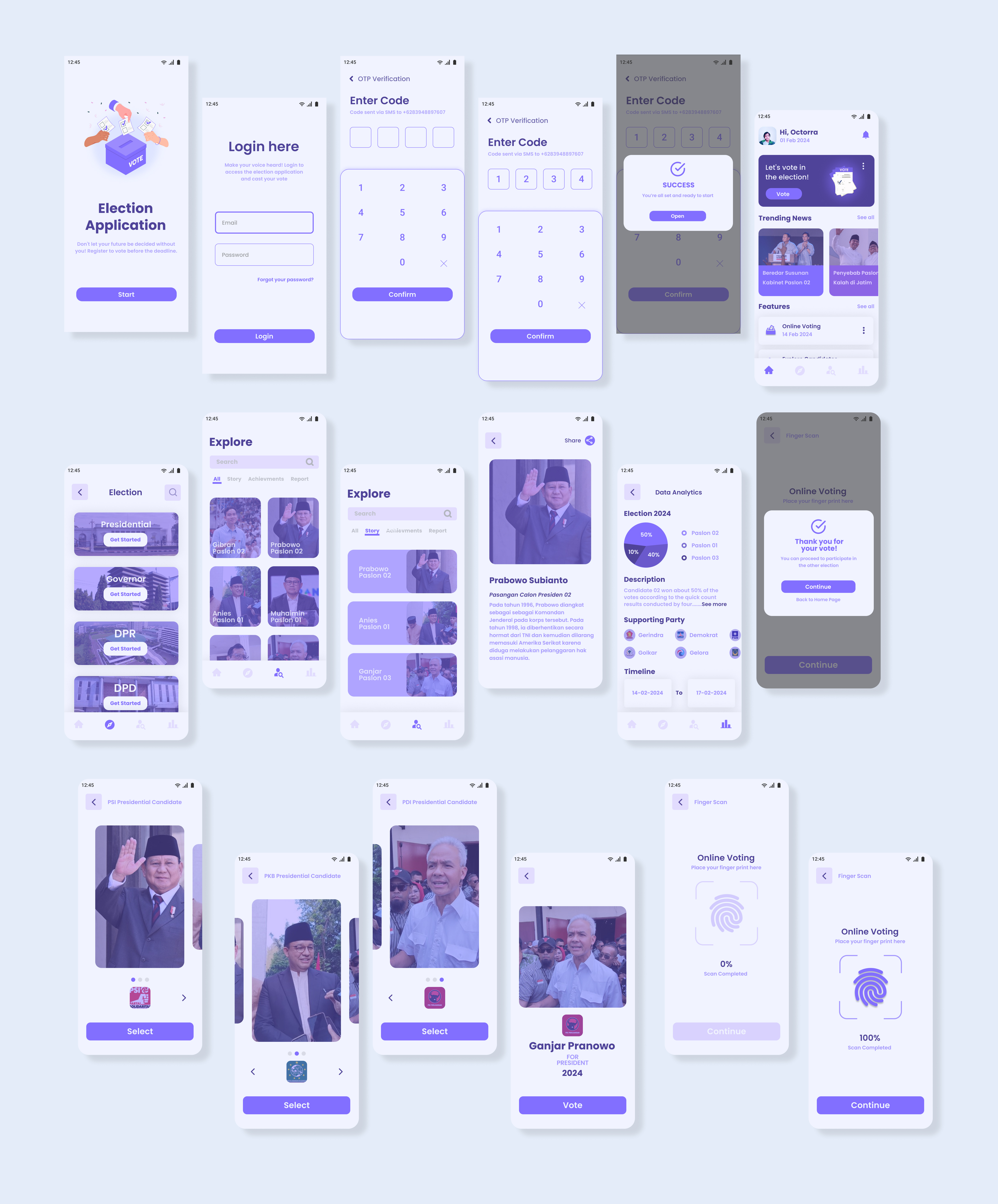 UI Election Application for Indonesia Election 2024 by Octorra Canadian ...