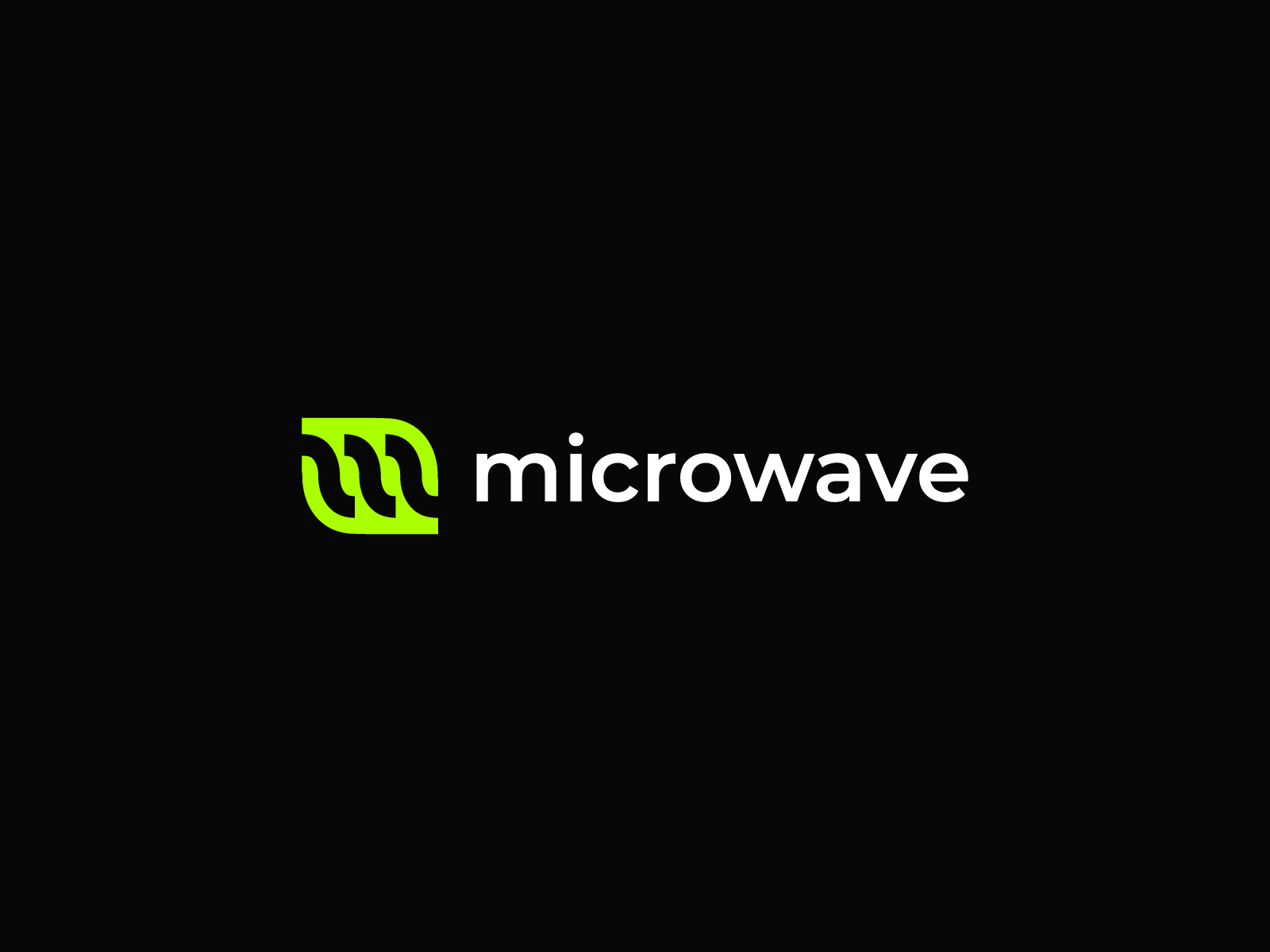 microwave - logo design by Anamul Hossen on Dribbble