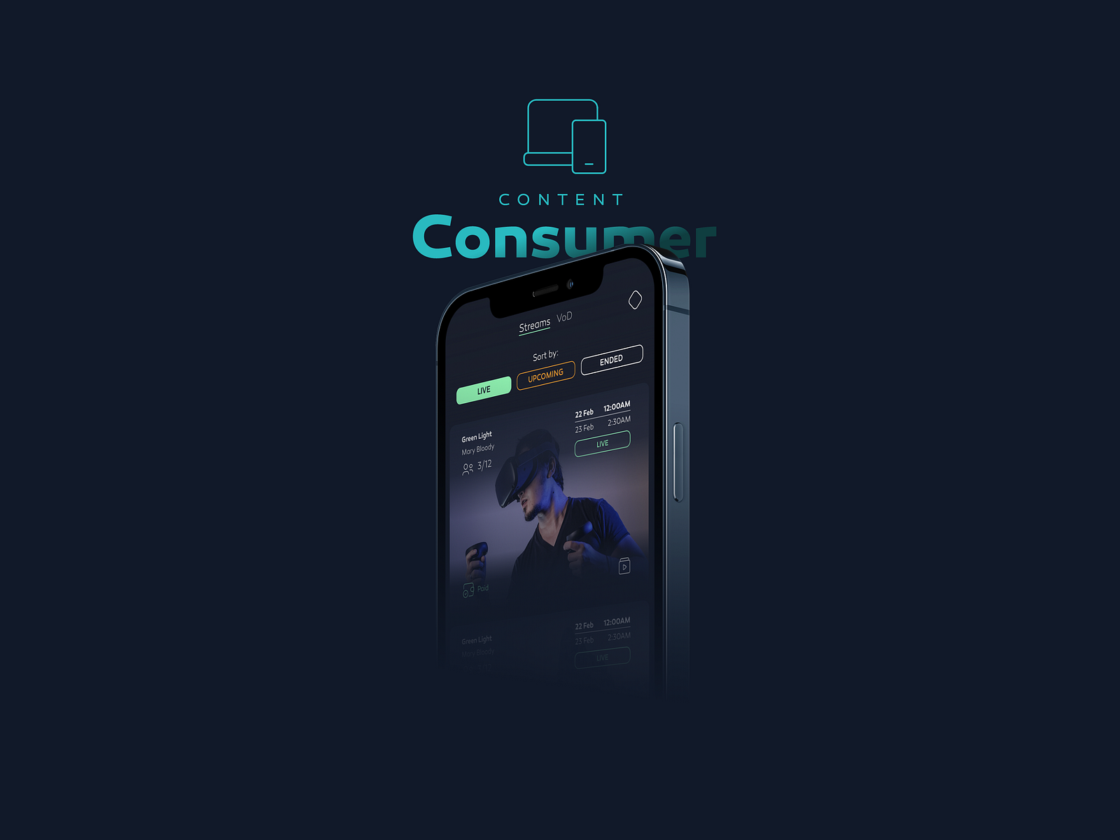 Omniview - Content Consumer by Kuba Giermek on Dribbble