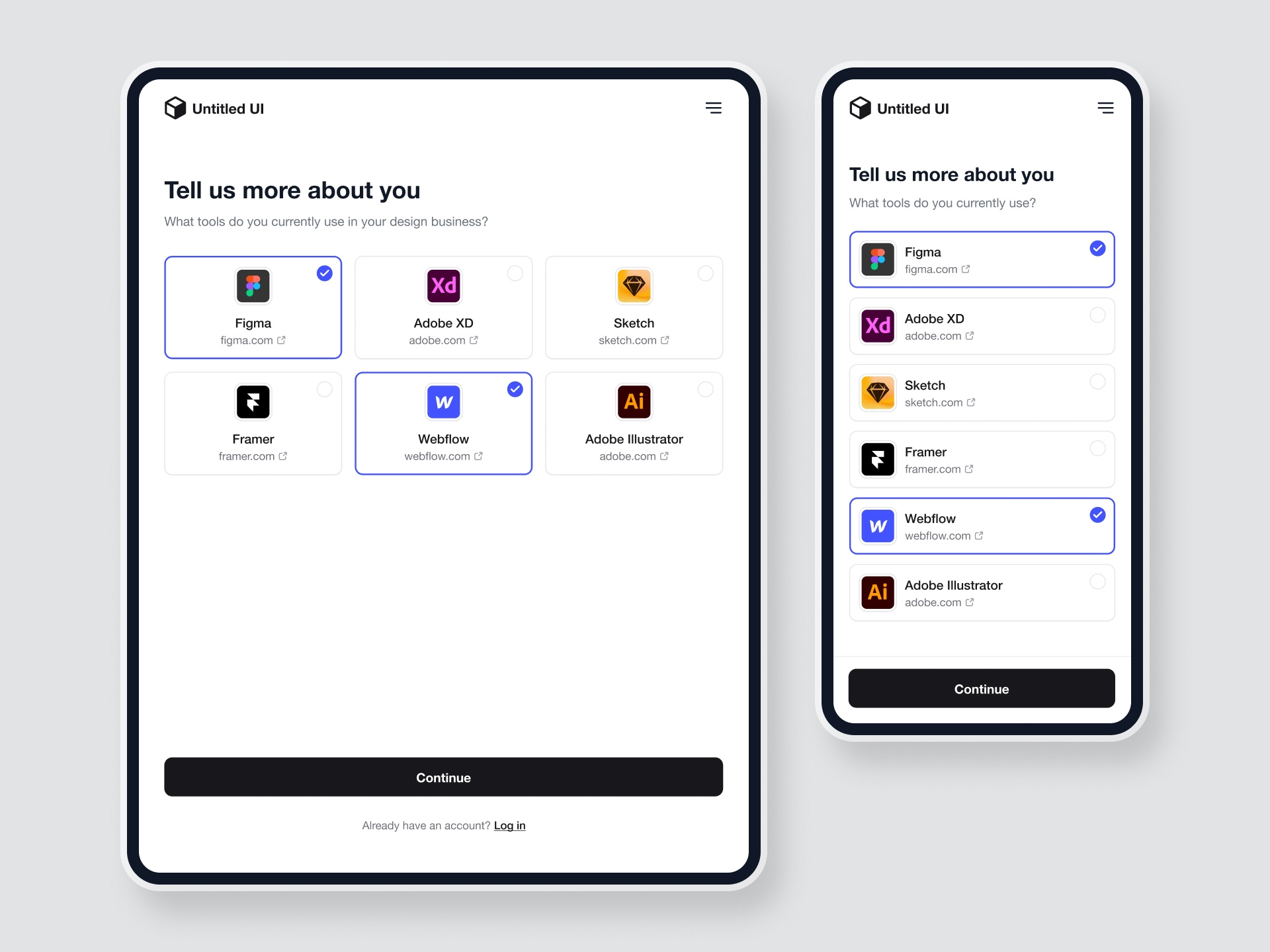 Onboarding user flow — Untitled UI by Jordan Hughes® on Dribbble