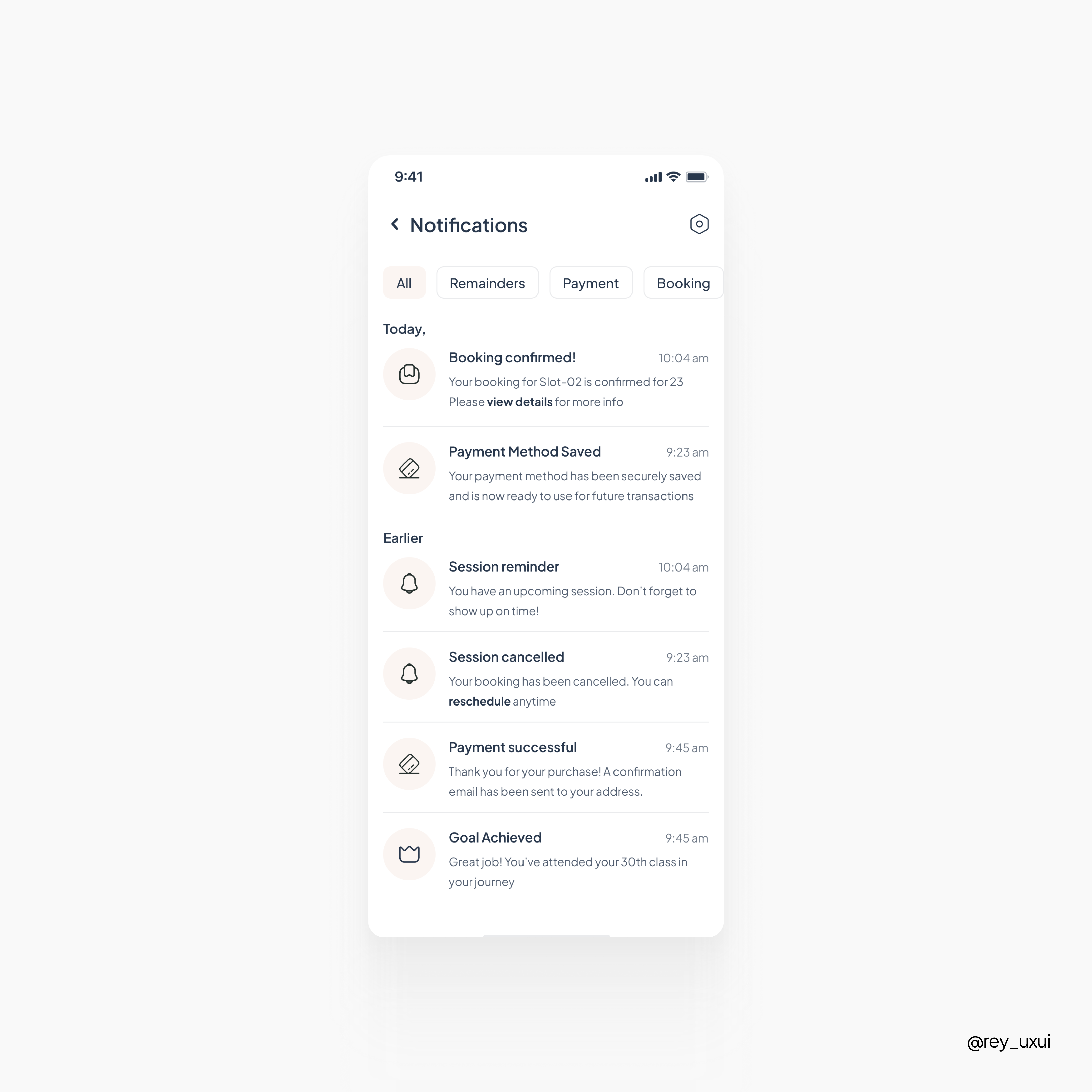 Browse thousands of Notification Screen UI Mobile images for design ...
