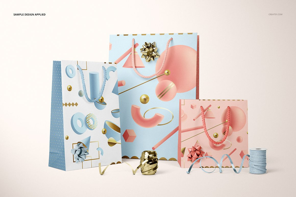 Paper Bags Mockup (gifting edition) by Theodore Jon on Dribbble