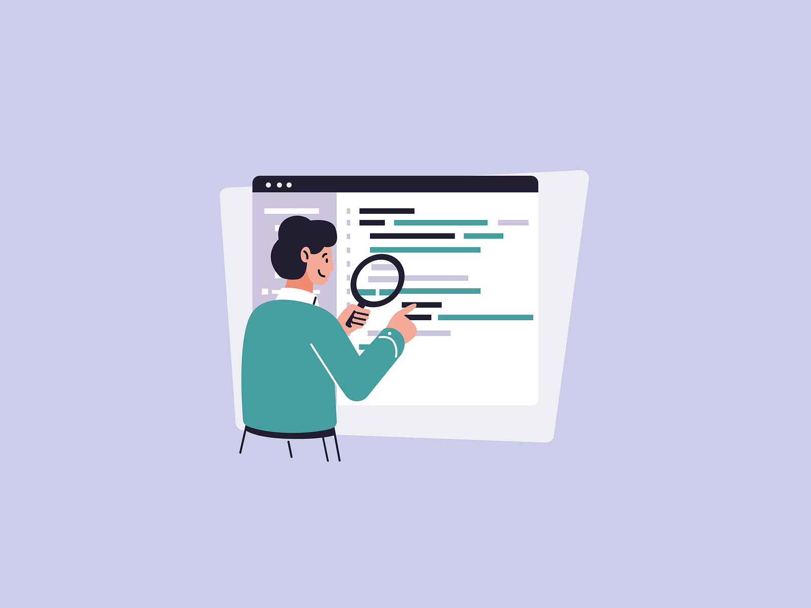Debugging Flat Illustrations by Templato on Dribbble