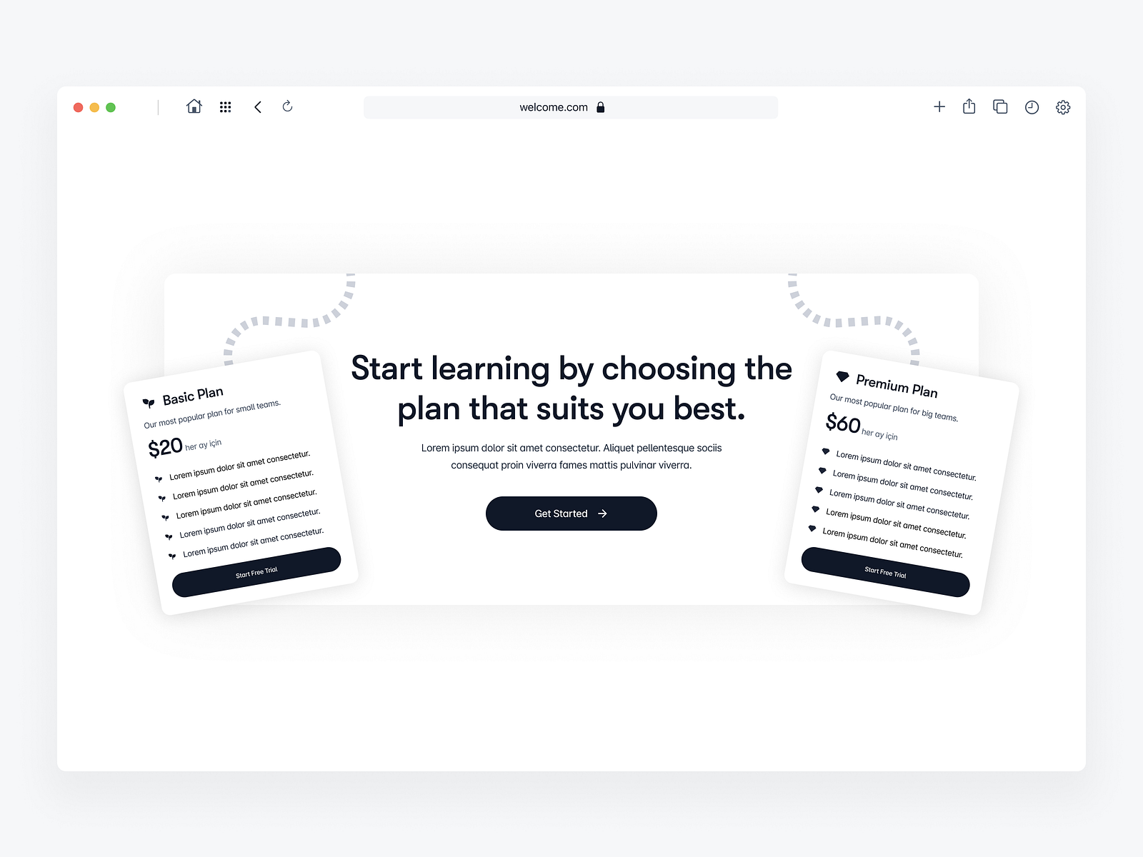 Welcome: CTA Section by Çağatay Becerik on Dribbble