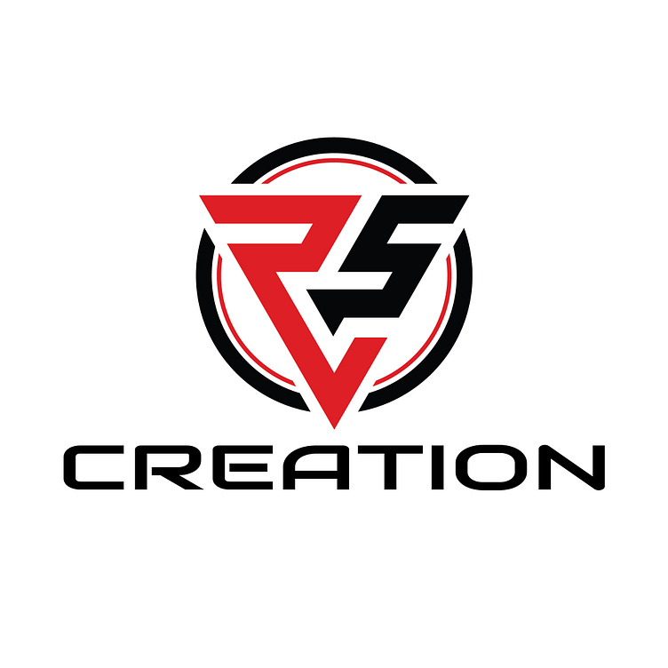 This is a modern and bold logo design for “RS Creation” by Md Robin ...