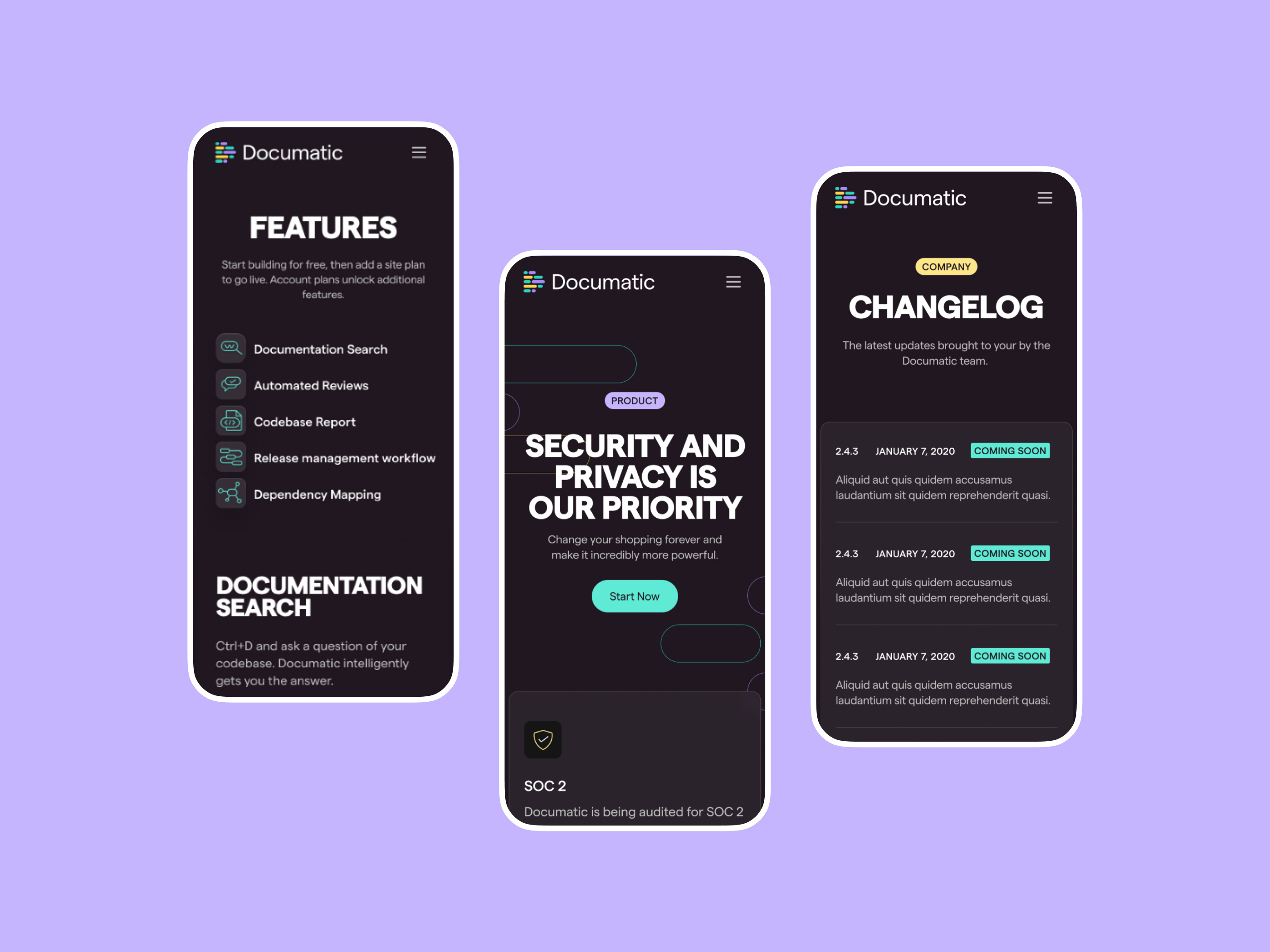 Documatic Website by TRAU on Dribbble
