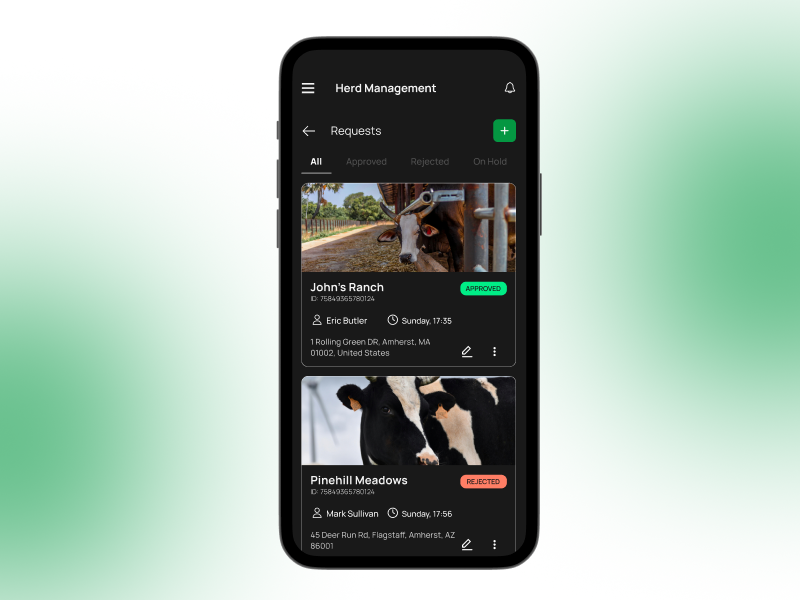 Cattle Herd Management App by Neointeraction Design (UX Design Agency ...