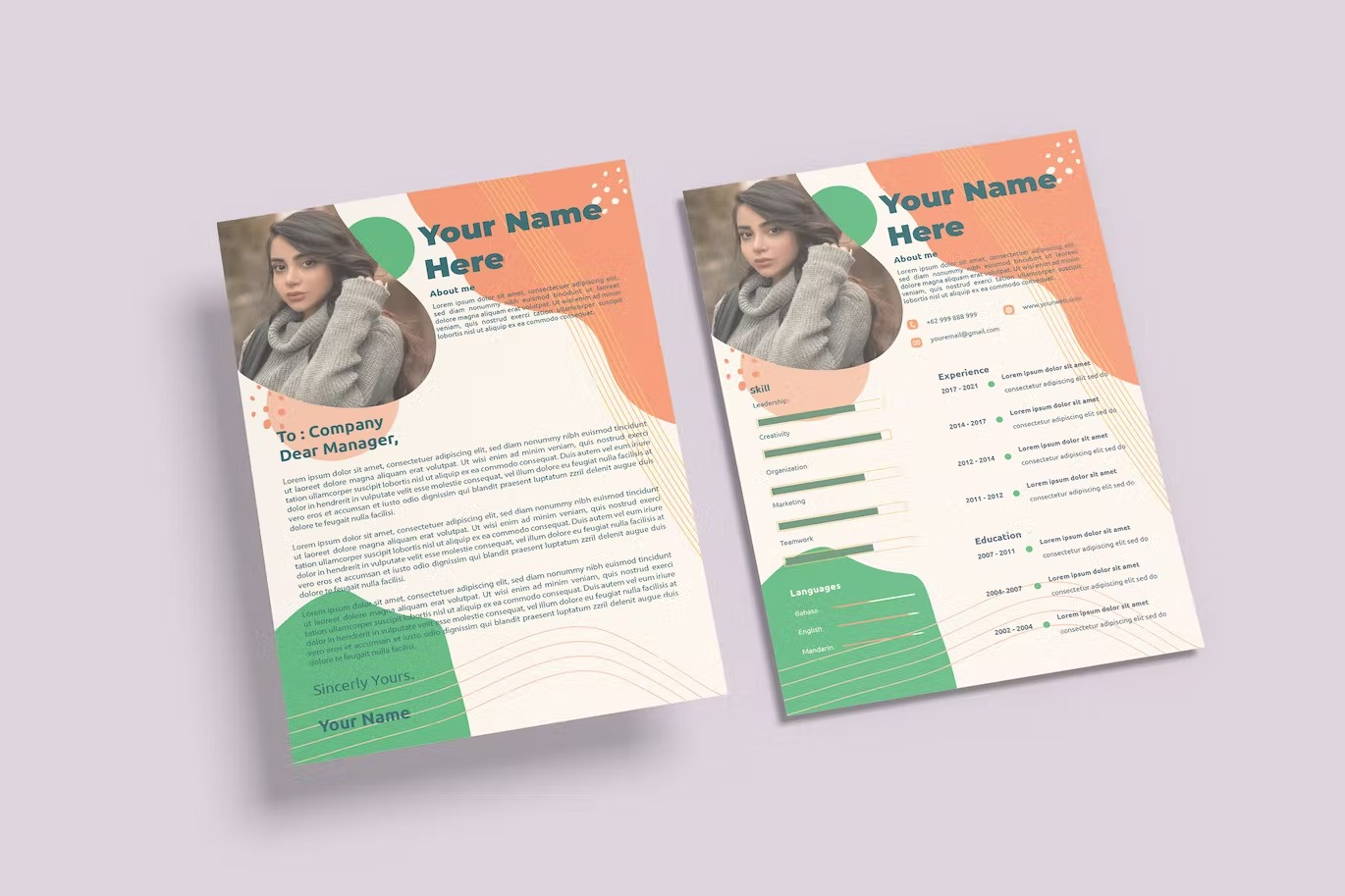 CV Resume Multicolor by Design My CV on Dribbble