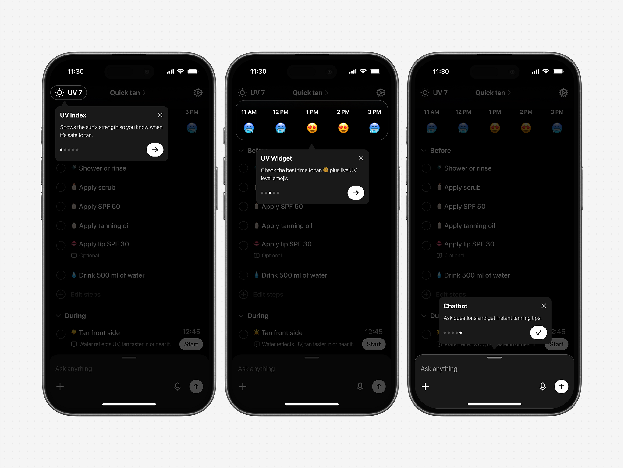 Tooltips App Tutorial UI by Philip Oroni on Dribbble