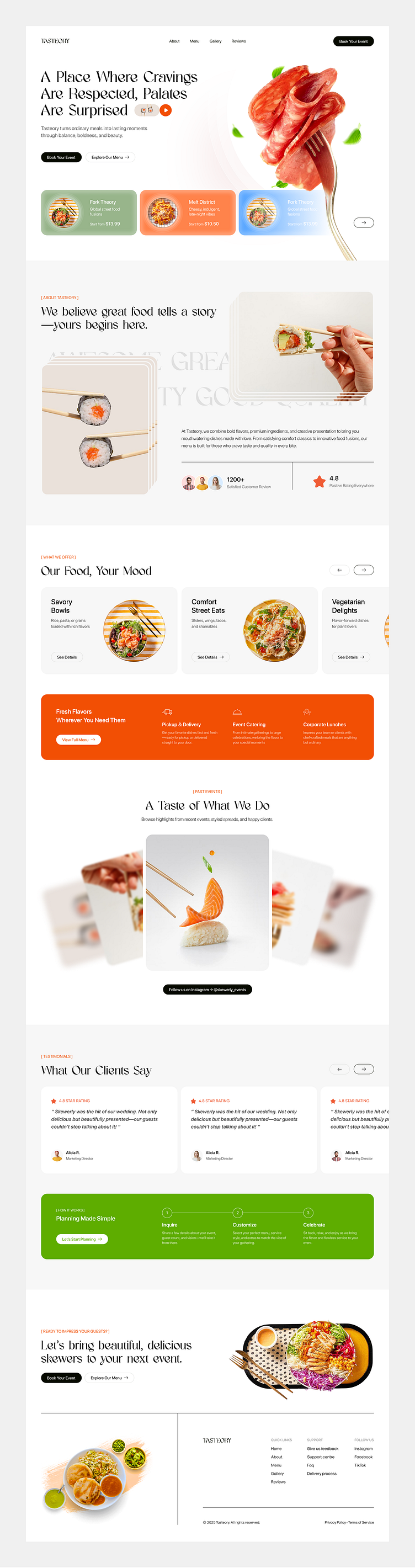 Online Food Ecommerce Website Landing Page Design by Shuvo on Dribbble