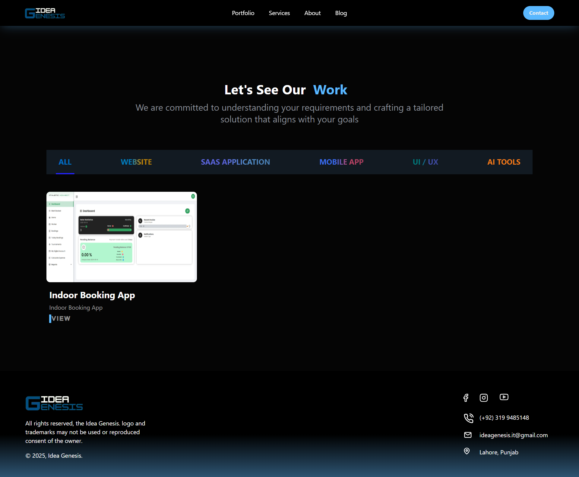 Software Company Portfolio Website UI & Design in Next JS by Faizan ...