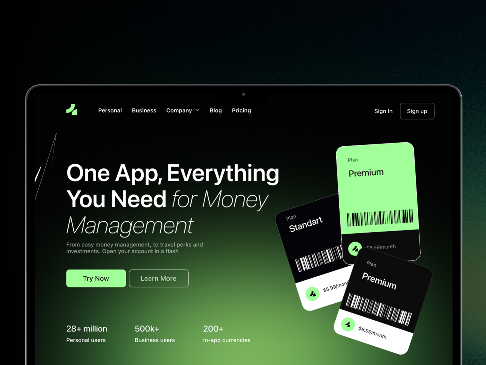 Trend payment web ui design by Roohi Koohi on Dribbble