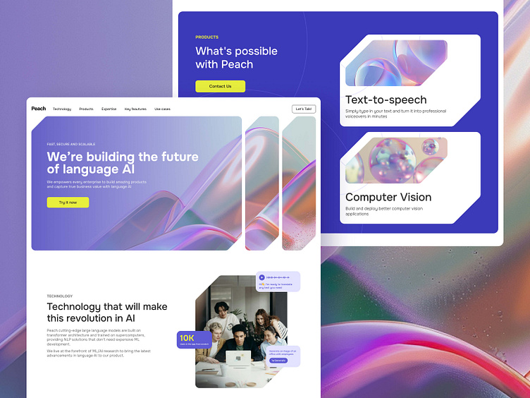 AI | Gen AI | Generative AI | Website Design | Web Interface by ...